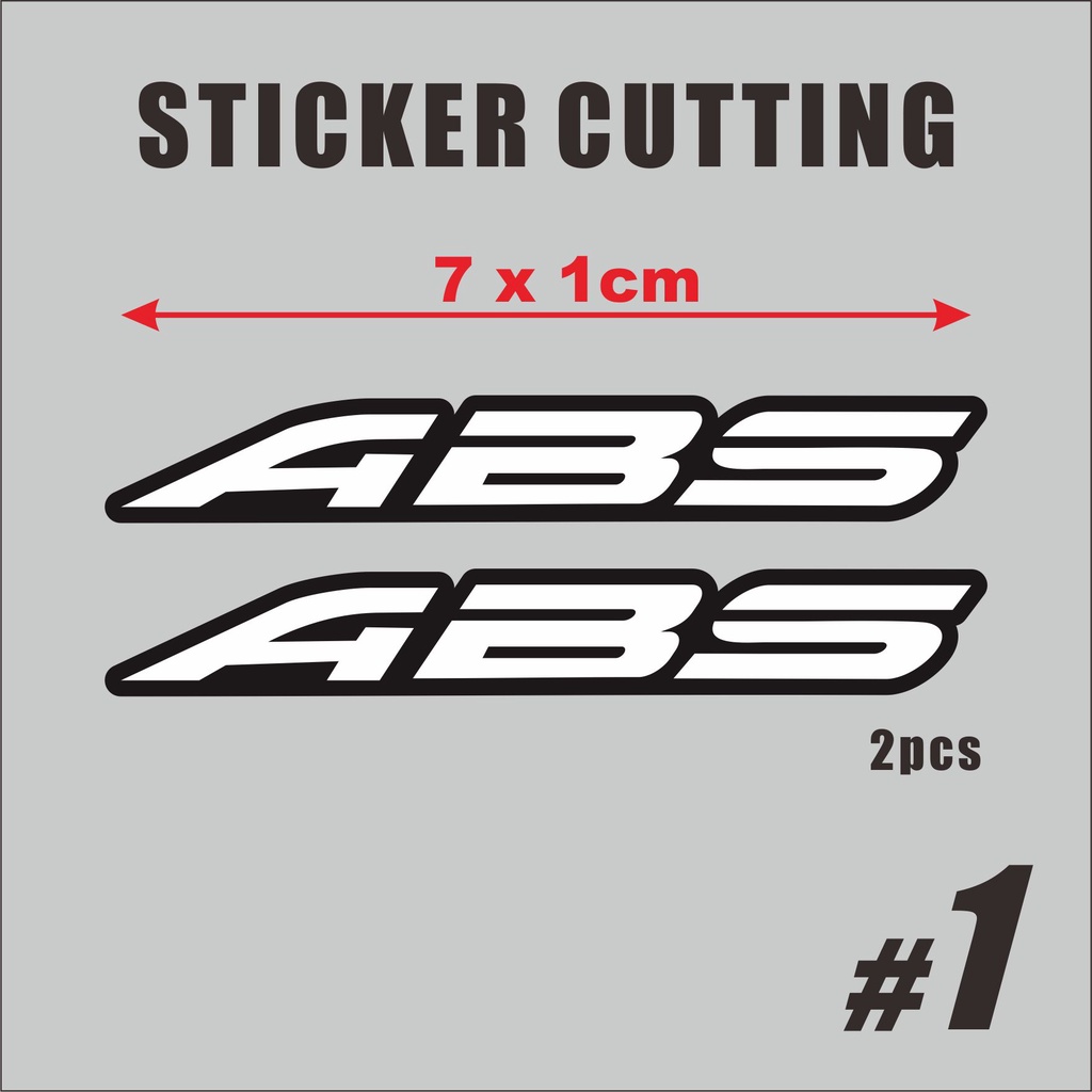 Jual Sticker ABS Cutting | Shopee Indonesia