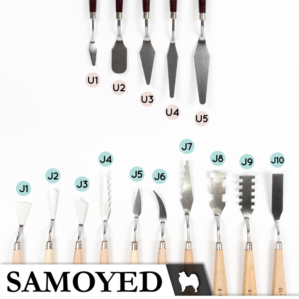 Jual Pisau / Spatula Lukis / Palet / Tanah Liat / Dekorasi Kue / Artist ...