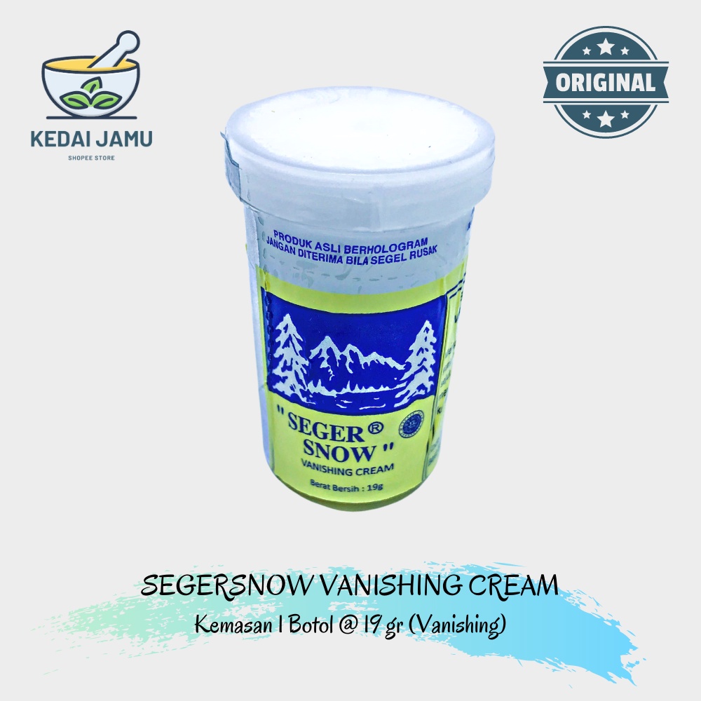 Jual Seger Snow Vanishing Cream Kecil 19gr (KUNING KECIL) | Shopee ...