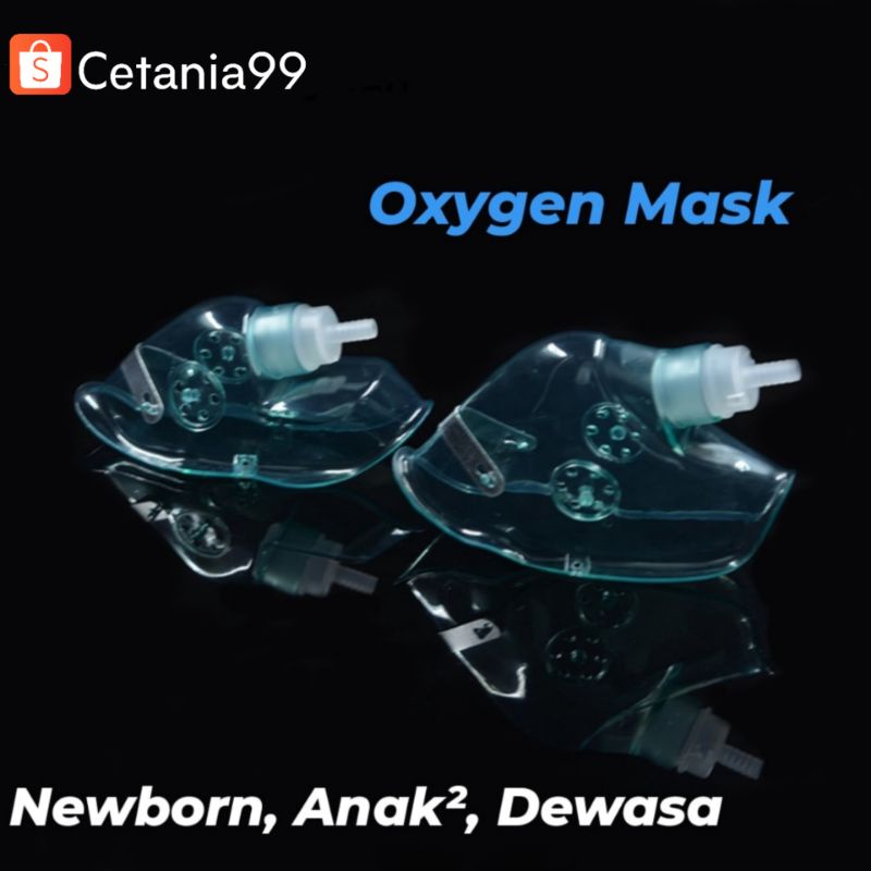Jual TERMURAH!! OXYGEN MASK Newborn Anak anak Dewasa Masker Oksigen ...