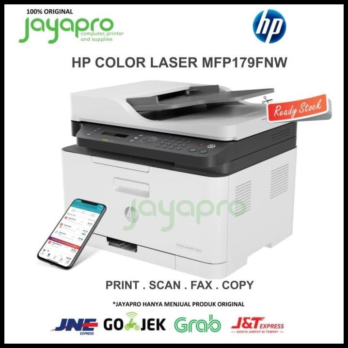 Jual Hp Color Laser Mfp 179 Fnw Print Scan Fax Copy Network Wireless ...