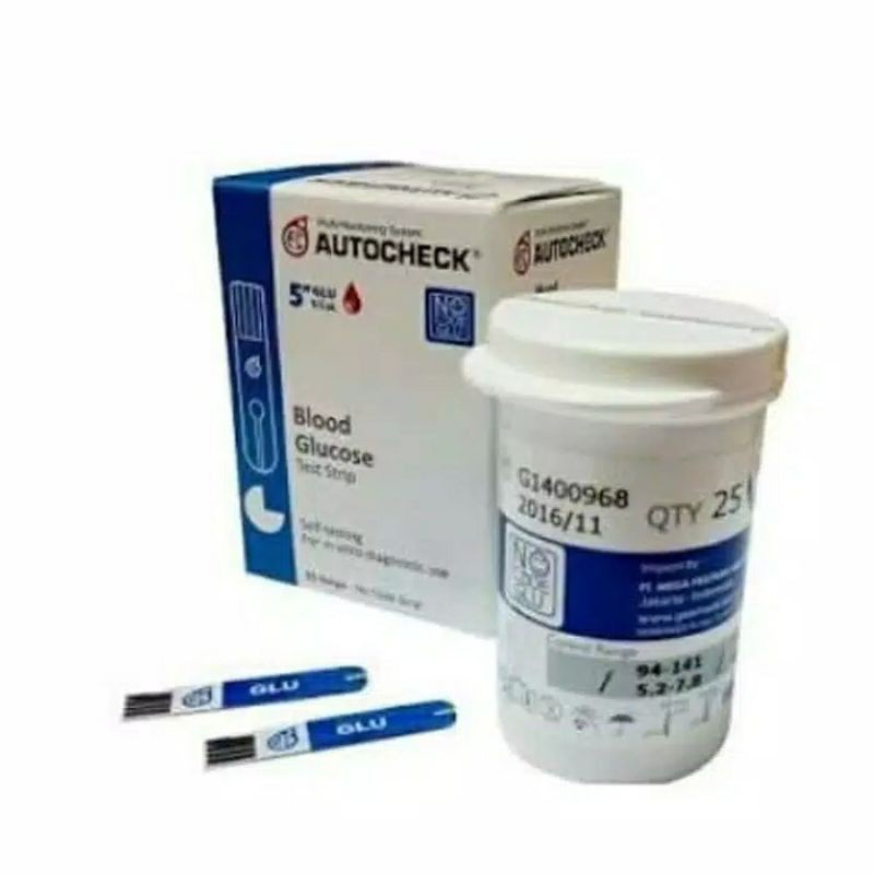 Jual strip autocheck cholestrol glucoses uric acid strip kolesterol ...