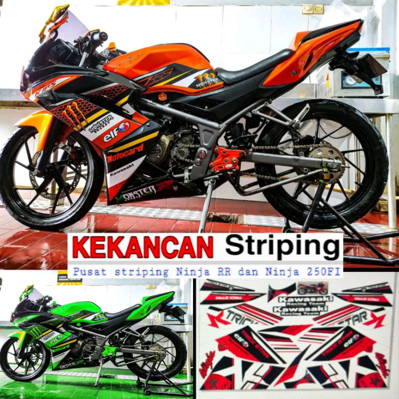Jual Striping NINJA RR NEW LIVERY KRT (COD) | Shopee Indonesia