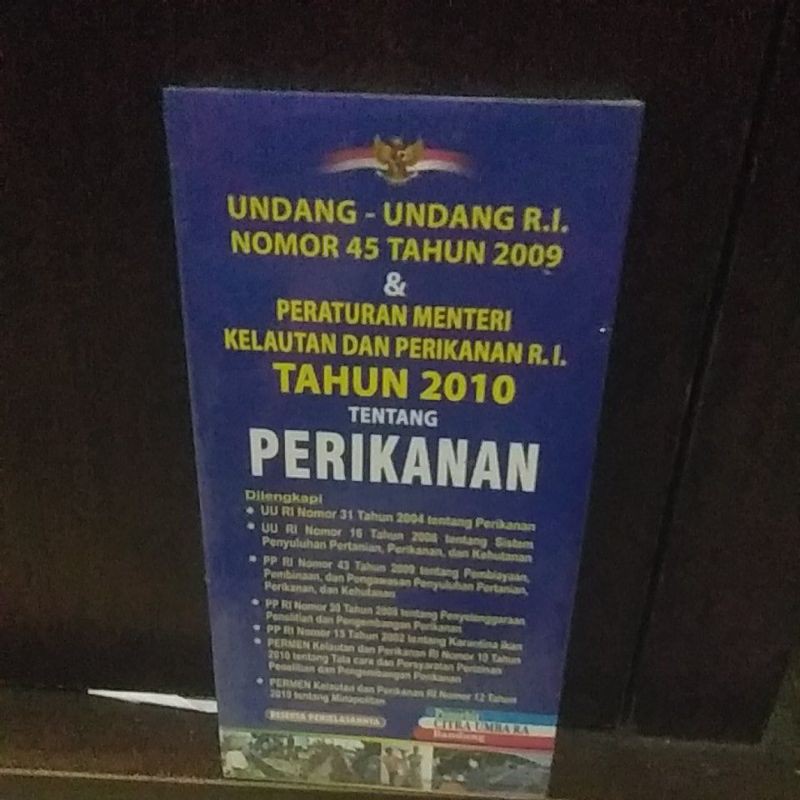 Jual undang undang nomor 45 tahun 2009 tentang perikanan | Shopee Indonesia