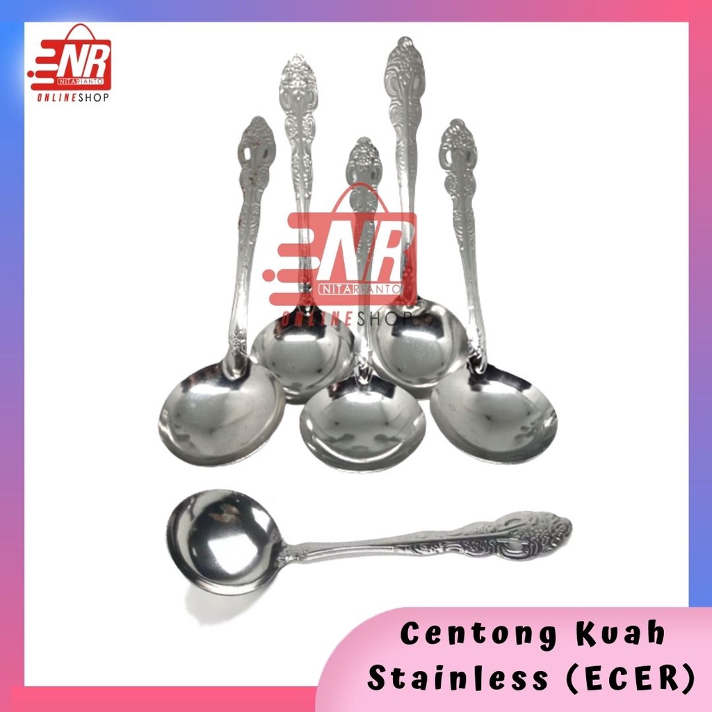 Jual Centong Kuah Stainless / Centong Wayang / Centong Sayur / Sendok ...
