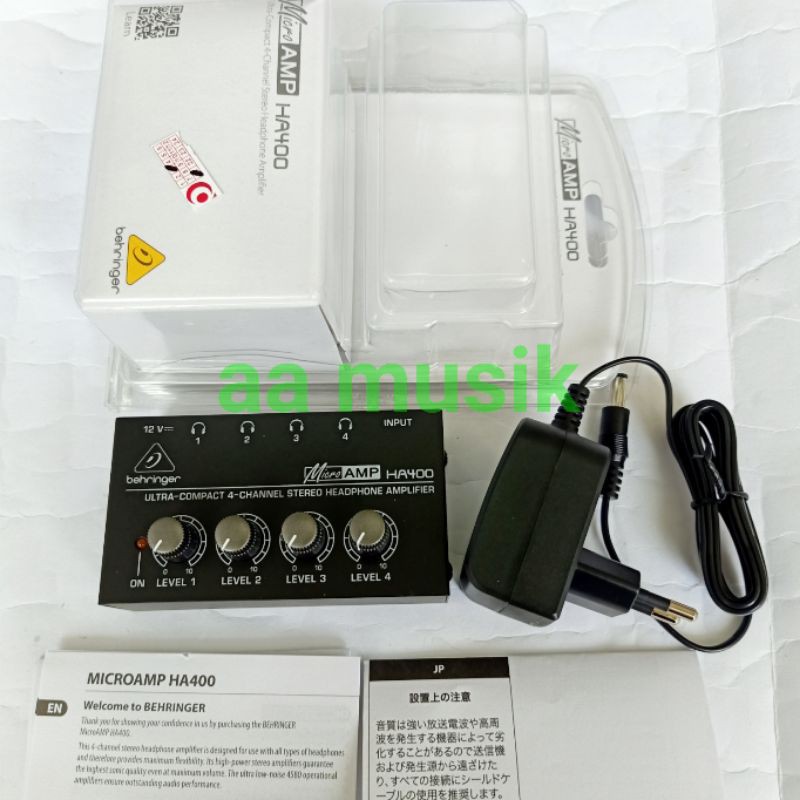 Jual MICRO AMP BEHRINGER HA400 ORIGINAL HA 400 | Shopee Indonesia