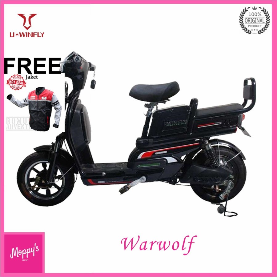 Jual SEPEDA LISTRIK U WINFLY WARWOLF NEW GARANSI RESMI | Shopee Indonesia