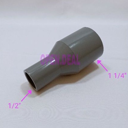 Jual Vlok Sok AW 1 1/4 x 1/2 in RUCIKA / Plok Sok PVC / Reducer Sock 1 ...