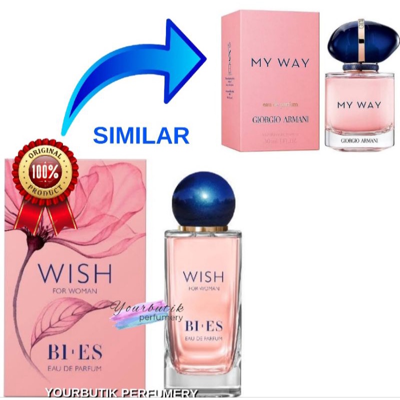Jual Bi Es Wish Women EDP 100ml | Shopee Indonesia