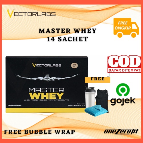 Jual Vectorlabs Masterwhey 14 Sachet Whey Protein Concentrate Isolate ...