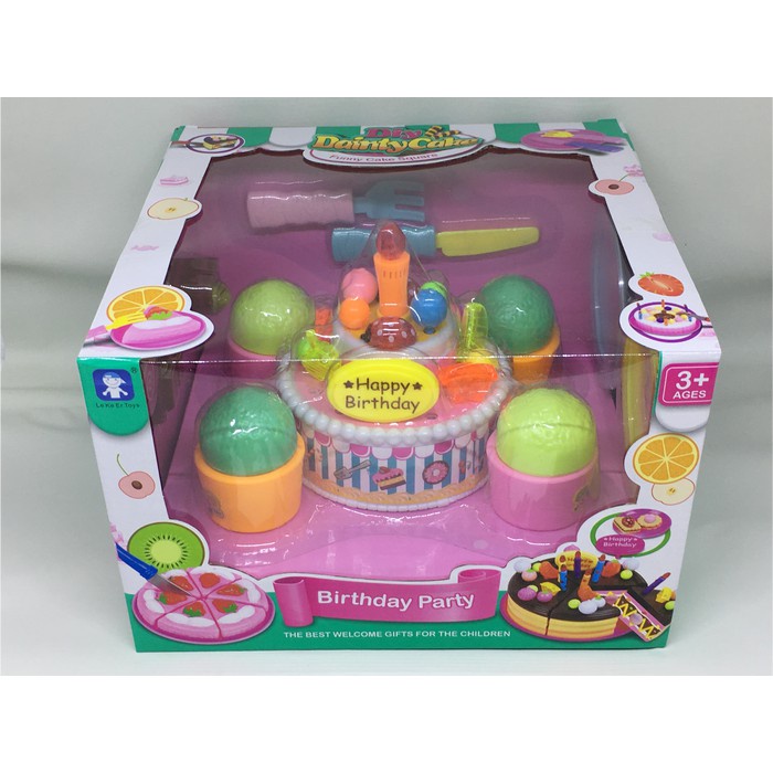 Jual Mainan Kue Ulang Tahun DIY Dainty Cake | Shopee Indonesia