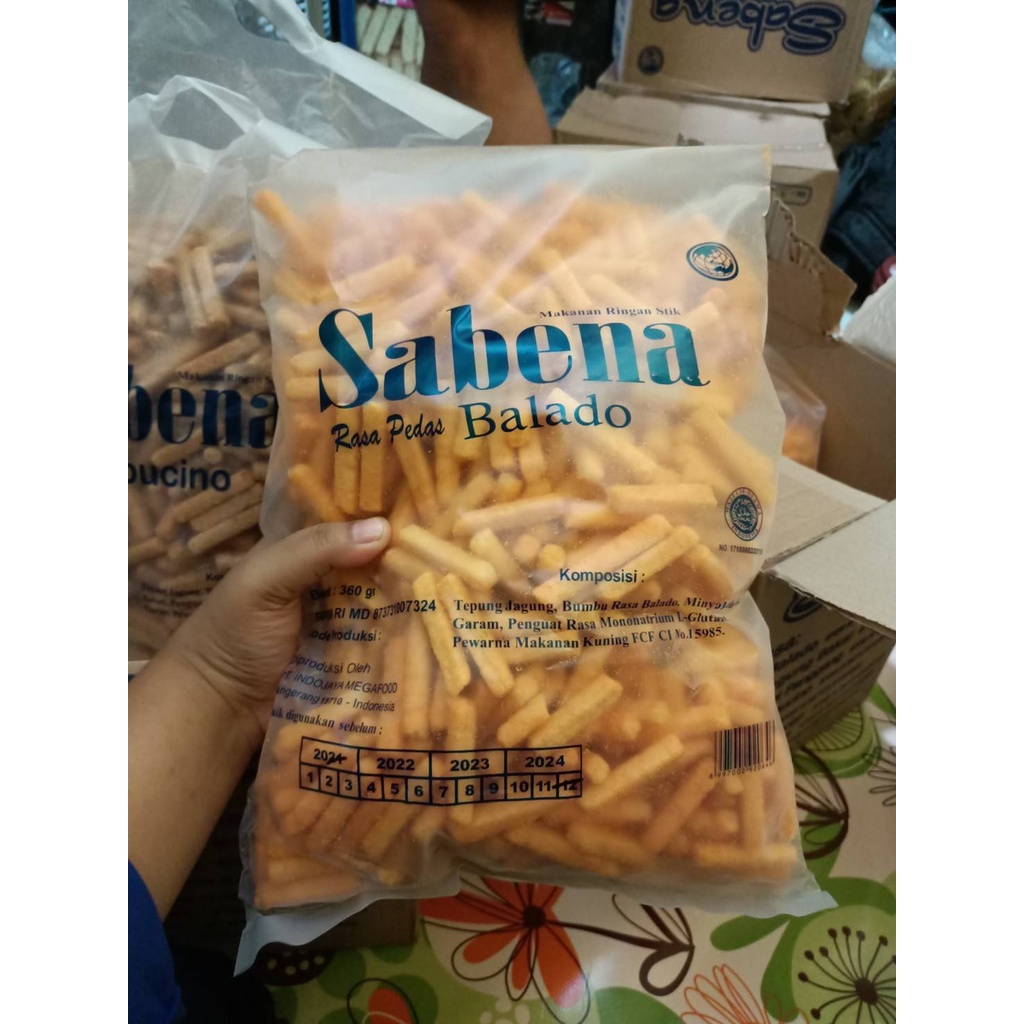 Jual Snack Stick Sabena 360gr Cemilan Stick Makanan Enak / Cemilan ...