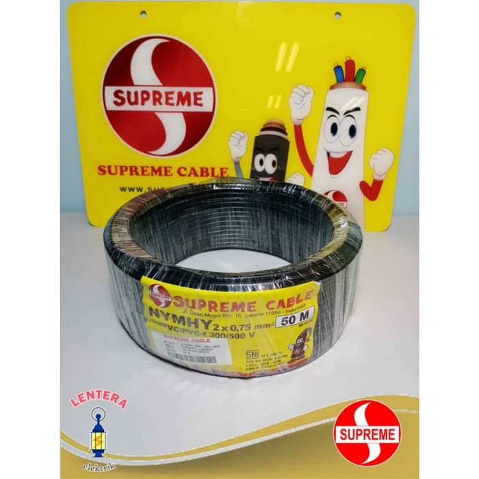 Jual KABEL SUPREME NYYHY 2X0.75 METER ( NYMHY ) | Shopee Indonesia