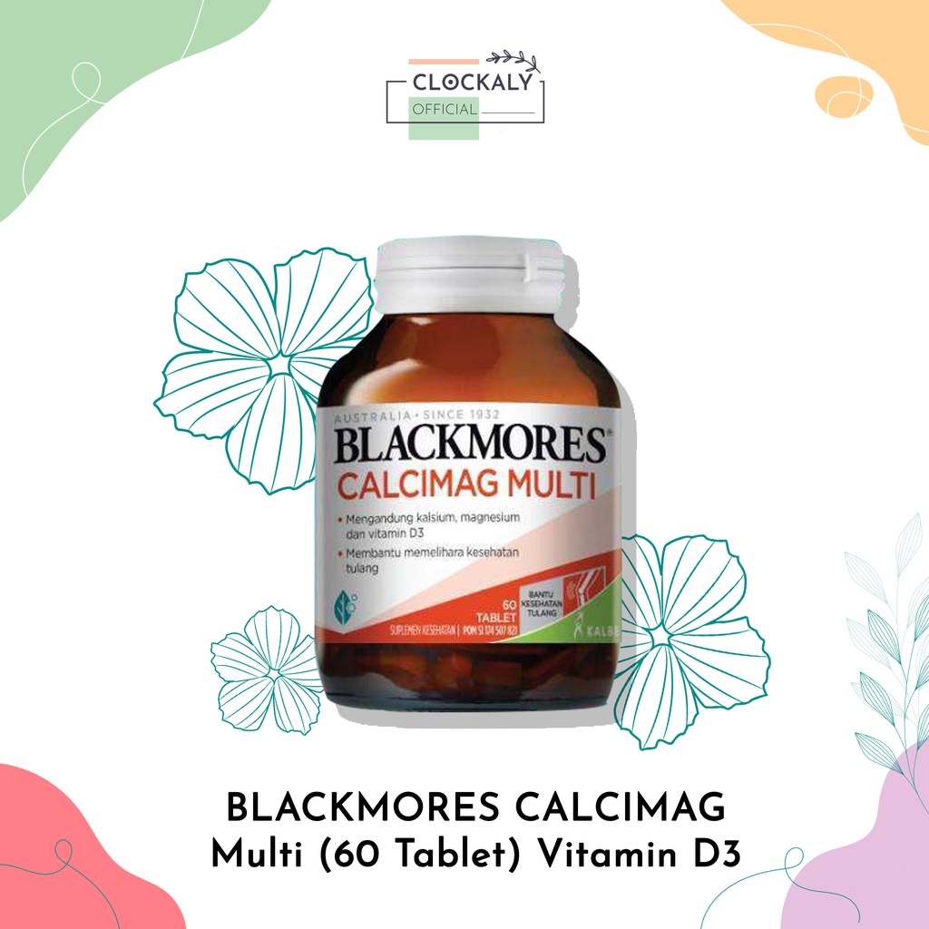 Jual Blackmores Calcimag Multi Isi 60 BPOM Kalbe - Suplemen Vitamin D3 | Shopee Indonesia