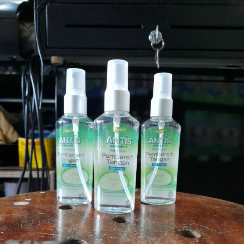 Jual antis antiseptic pembersih tangan (rasa timun dan teh) 55ml ...