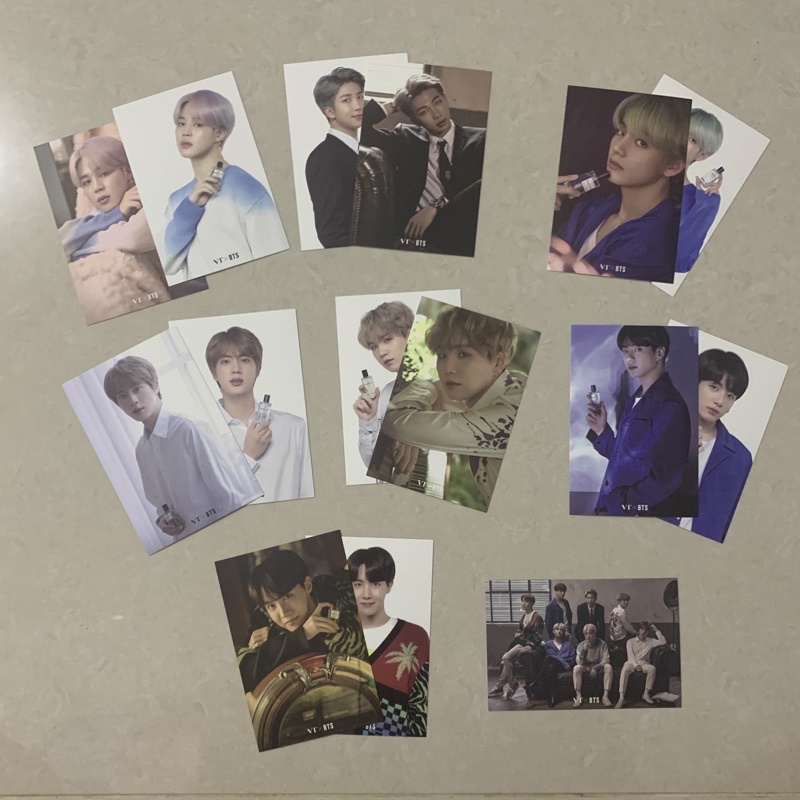 Jual BTS X VT COSMETIC OFFICIAL POSTCARD jungkook taehyung suga jimin ...