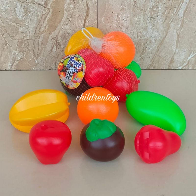 Jual Mainan Fruit Market 35 / Mainan Buah Plastik | Shopee Indonesia
