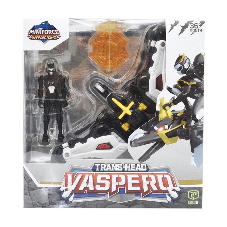 Jual Miniforce Super Dino Power : Trans Head VASPERO Ray & Ptera Figure ...