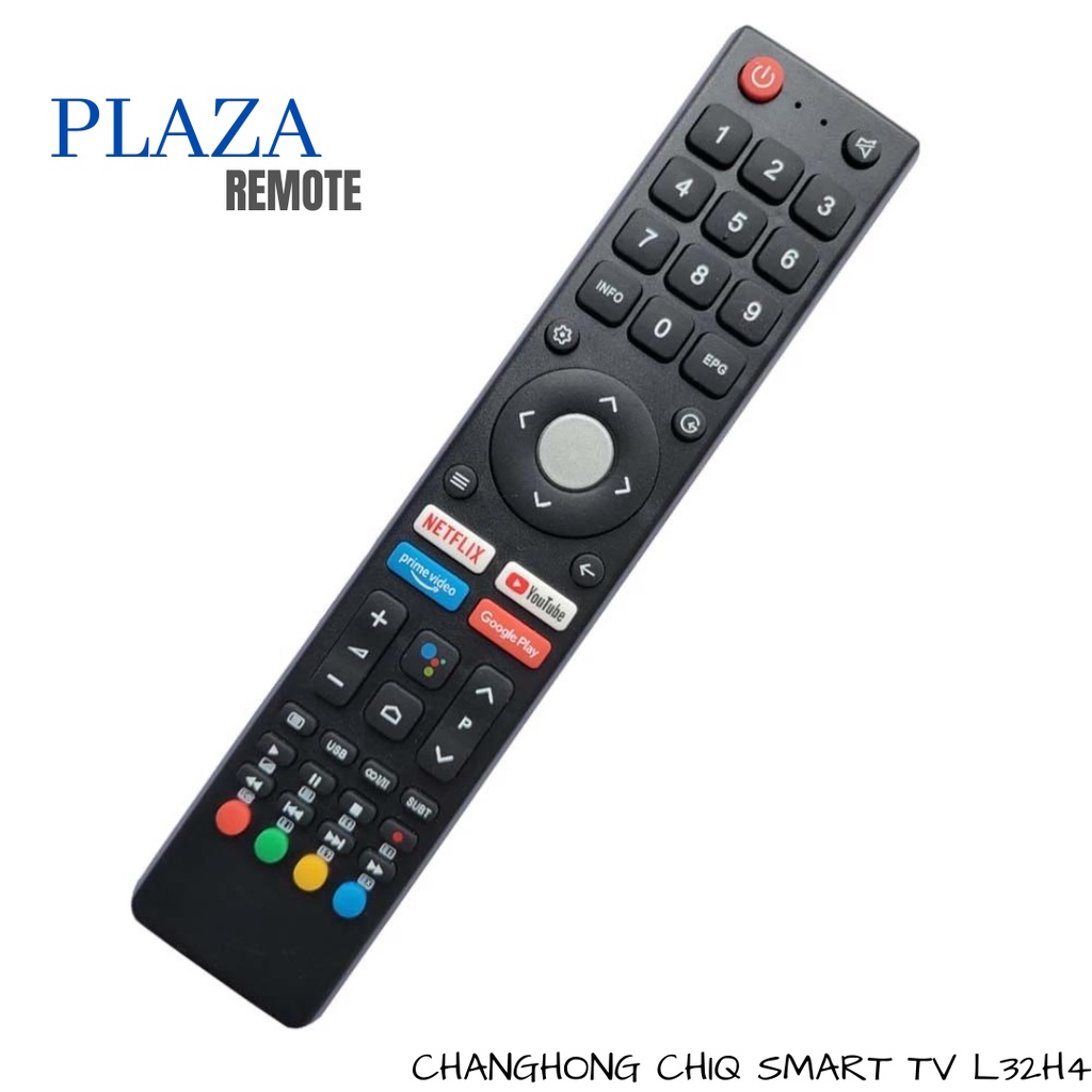 Jual REMOTE TV CHANGHONG CHIQ SMART TV LED NETFLIX MULTIFUNGSI TANPA ...