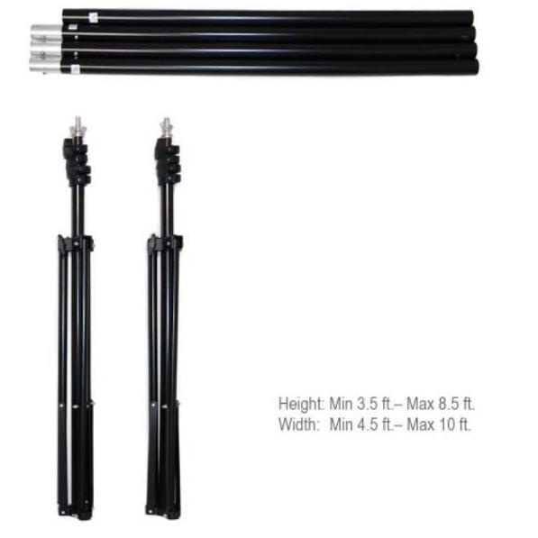 Jual ™ TIANG Backdrop 3M 10ft Studio Photo Foto untuk Green Screen ...