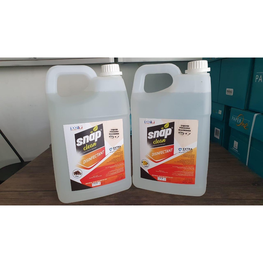 Jual Cairan Disinfectant Fogging Liquid - SNAP 4 liter | Shopee Indonesia
