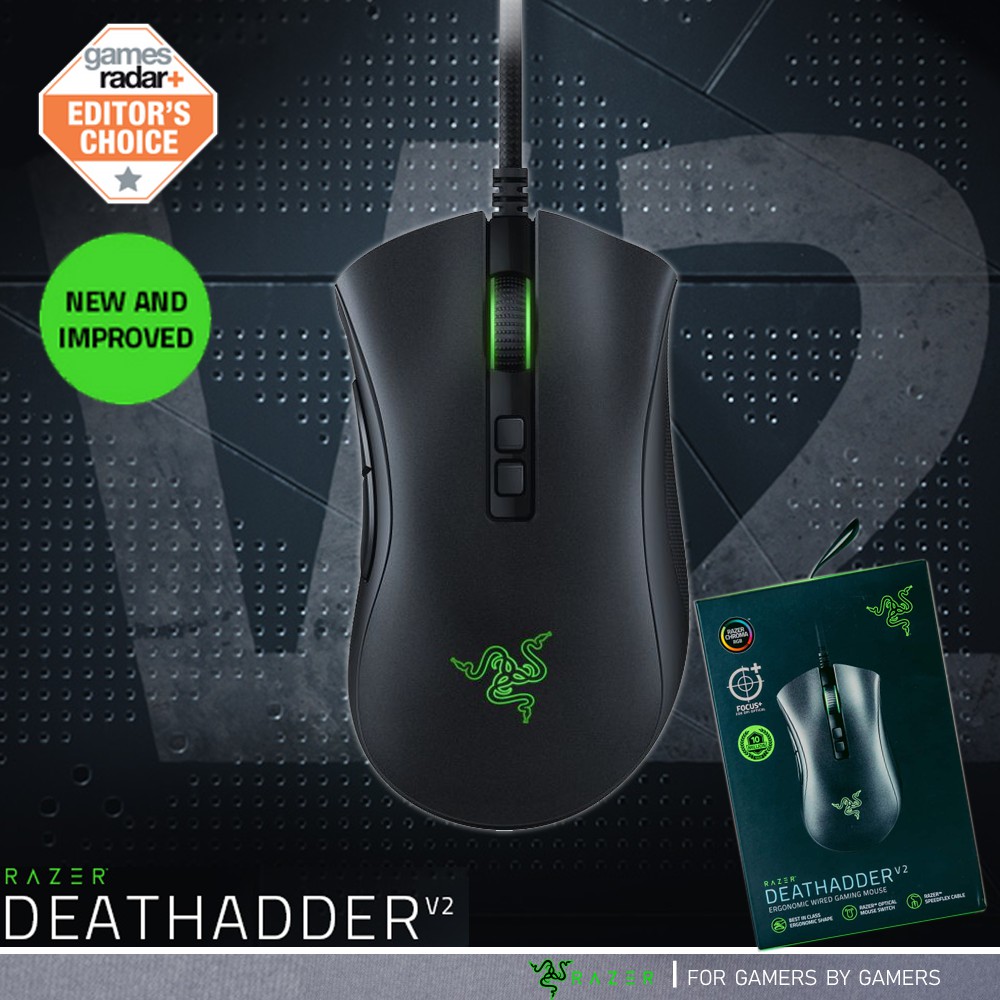 Jual Razer DeathAdder V2 - Wired Gaming Mouse with Best-in-class ...