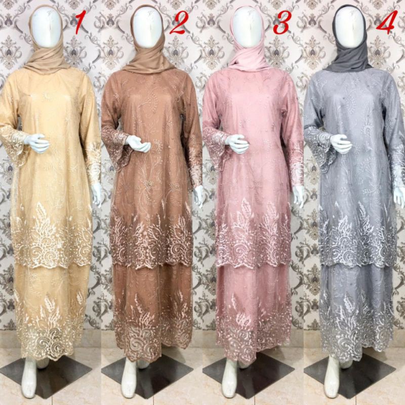 Jual Dress Brokat New - SARUNG SAUDARA | Shopee Indonesia