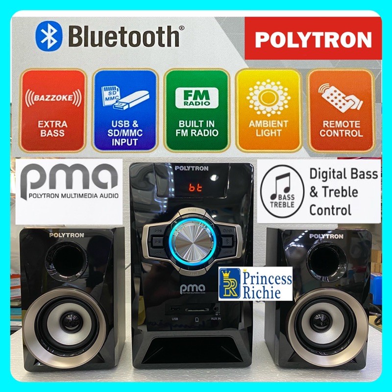 Jual Speaker Polytron PMA 9321 Bluetooth | Shopee Indonesia