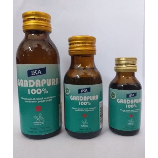 Jual IKA minyak gandapura 100ml ORI 100% | Shopee Indonesia