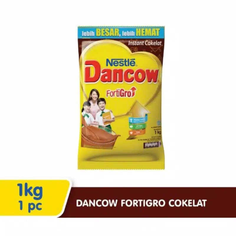 Jual Dancow Enriched Coklat 1kg Pouch | Shopee Indonesia