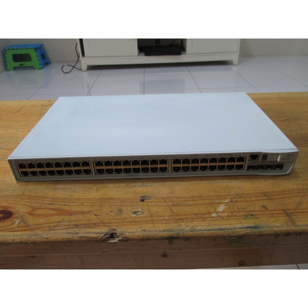 Jual Switch Hub 3Com 4500 48 Port Garansi Tukar Baru Support Routing ...