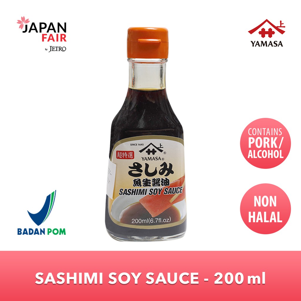 Jual Saus kedelai Jepang Yamasa Sashimi Soy Sauce 200 Ml | Shopee Indonesia