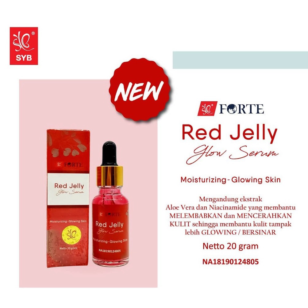 Jual SYB RED JELLY GLOW SERUM - RED JELLY SYB GLOW SERUM MERAH | Shopee ...