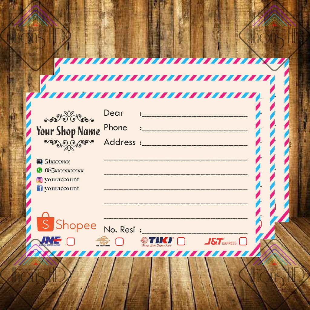 Jual STICKER PENGIRIMAN 100PCS | Shopee Indonesia