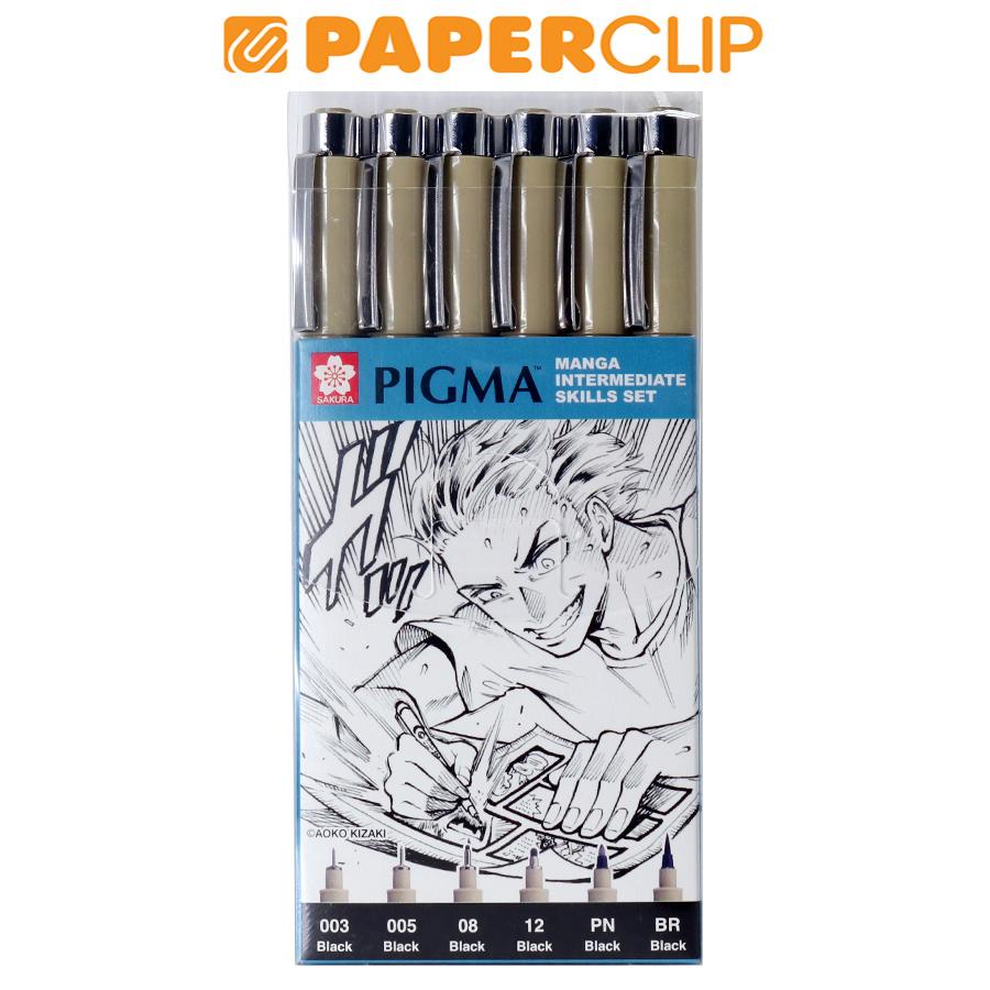 Jual BALLPOINT SAKURA PIGMA MANGA XSDK-M6B SET 6 | Shopee Indonesia