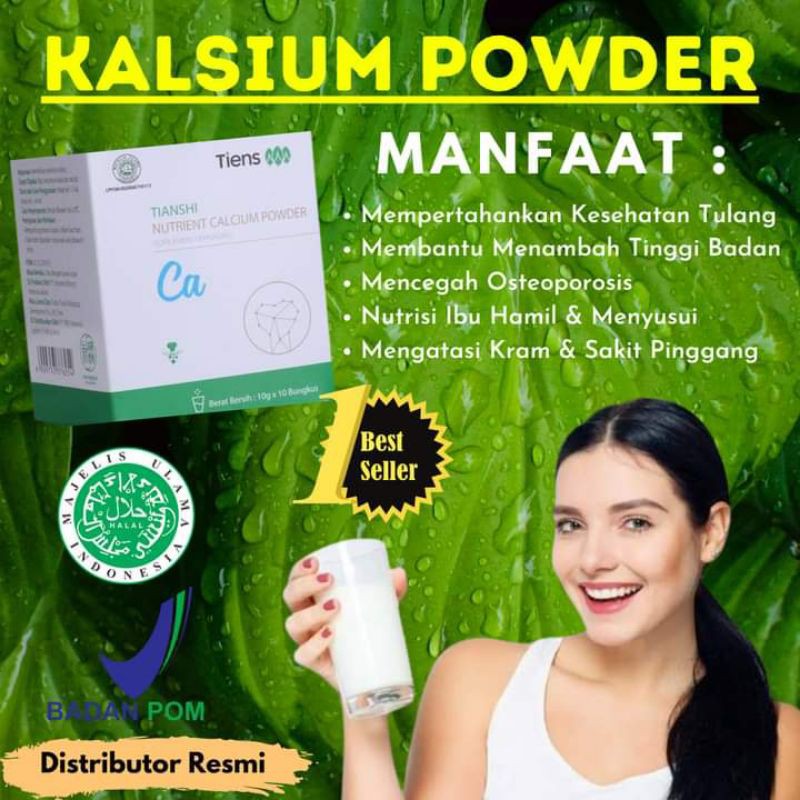 Jual KALSIUM POWDER TIANSHI ORIGINAL ( TULANG, TINGGI BADAN, KECERDASAN ...