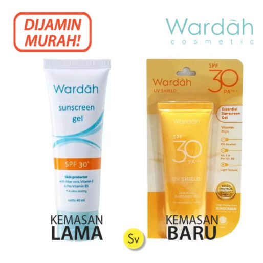 Jual Wardah Sunscreen Gel SPF 30 40 ml | Shopee Indonesia