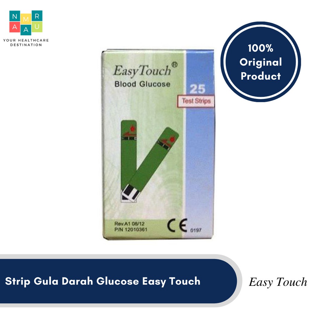 Jual Strip Easy Touch Gula Darah Glucose EasyTouch ET Gula | Shopee ...