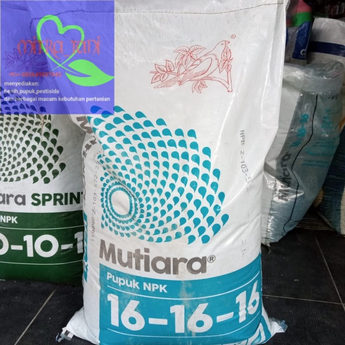 Jual Pupuk NPK MUTIARA 16-16-16 isi 50kg dari MEROKE TETAP JAYA ...
