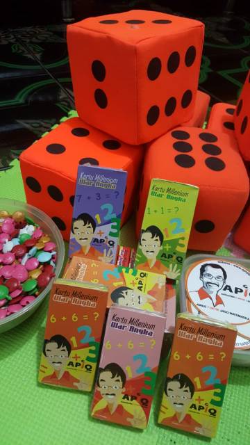 Jual Kartu Ular Angka Milenium APIQ Matematika Asyik | Shopee Indonesia