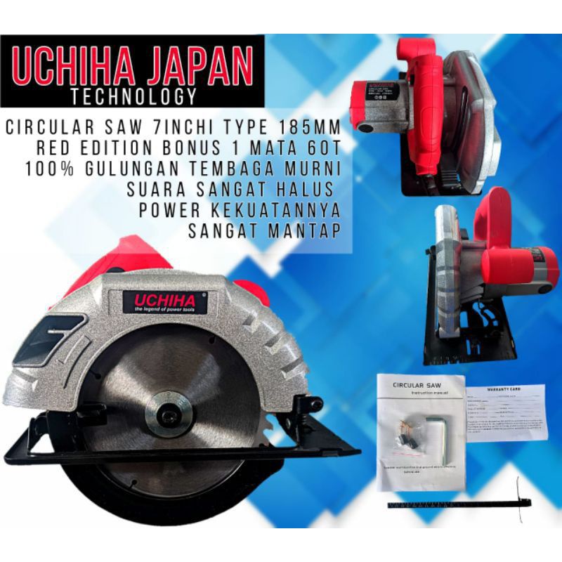 Jual Circular saw uchiha circle saw mesin gergaji kayu triplek UCHIHA ...