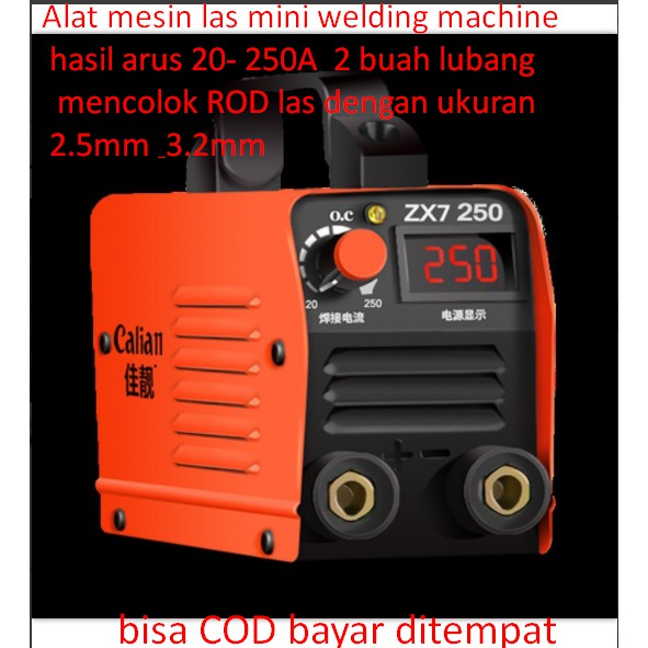 Jual Alat mesin las mini welding machine hasil arus 20- 250A 2 buah ...
