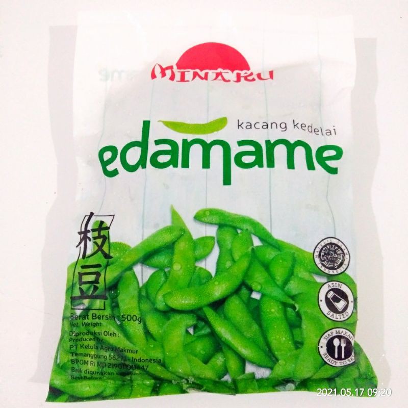 Jual Minaku Edamame (kacang kedelai) 500 gram | Shopee Indonesia