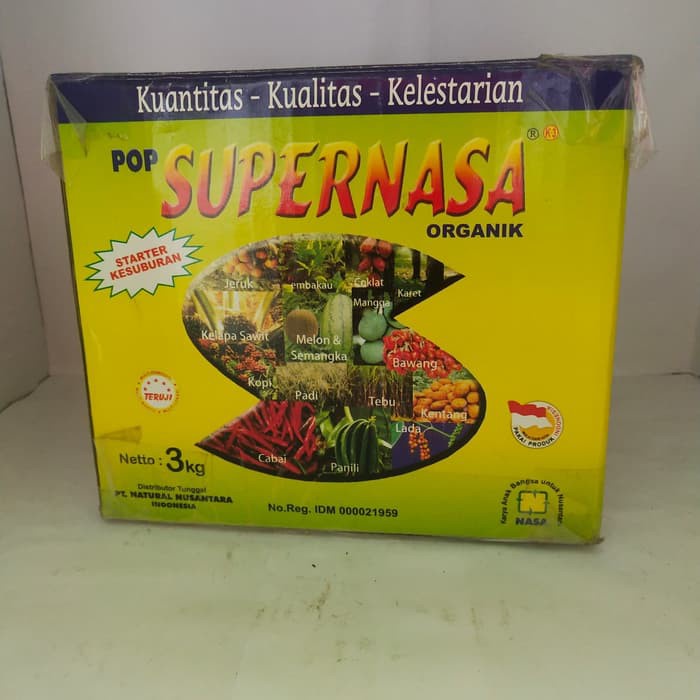 Jual SUPERNASA Pupuk Pembenah Tanah Kemasan 3 Kg | Shopee Indonesia