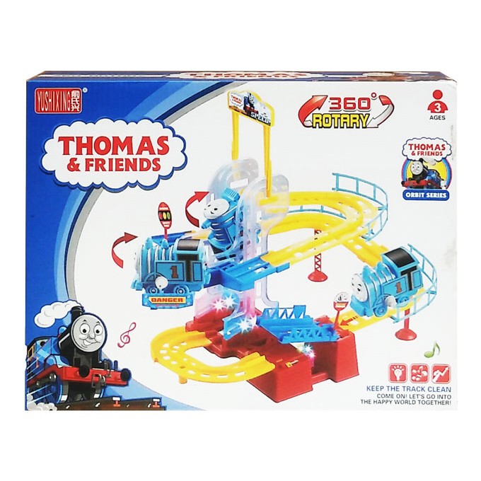 Jual THOMAS AND FRIENDS TRAIN SET 360 ROTARY / & friend track kereta ...