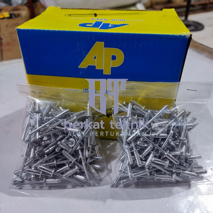 Jual AP paku rivet / isi tang rivet iron nails | Shopee Indonesia