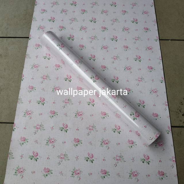 Jual Wall stiker motif bunga saby pink uk 10m x 45cm | Shopee Indonesia