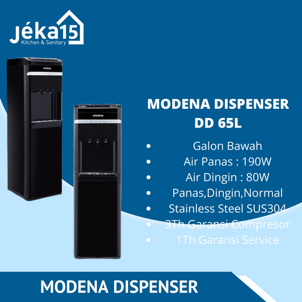 Jual MODENA DD 65 L DISPENSER AIR GALON BAWAH | Shopee Indonesia