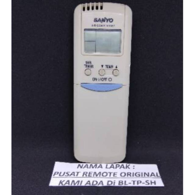 Jual REMOTE REMOT AC SANYO ORIGINAL ASLI MODEL LAMA | Shopee Indonesia