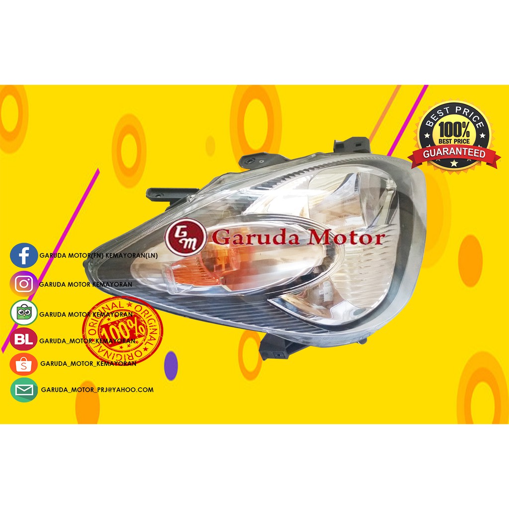 Jual 81110-BZ010 HEADLAMP ASSY RH/LAMPU DEPAN KANAN TYT AVANZA 2004 ...